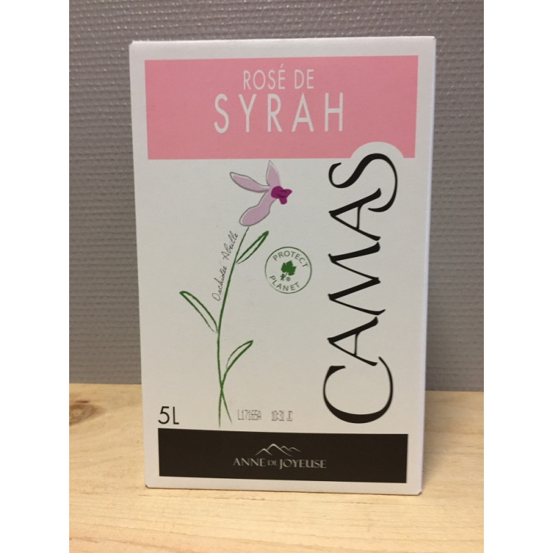 Vin rosé syrah bib 5L Camas - Achetez à Châlons