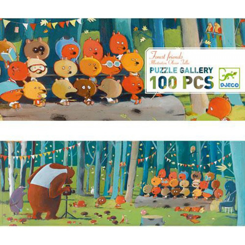 Puzzle Gallery Forest Friends 100 pièces